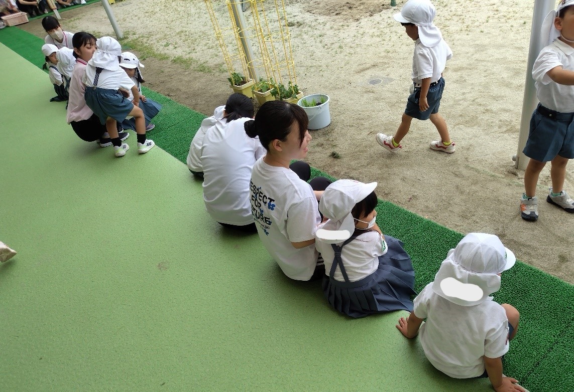 児童学科1年生が附属幼稚園での見学を行いました｜福祉社会学部｜IUK NEWS｜鹿児島国際大学